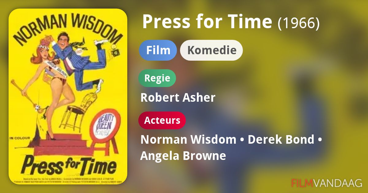 Press for Time (film, 1966) - FilmVandaag.nl