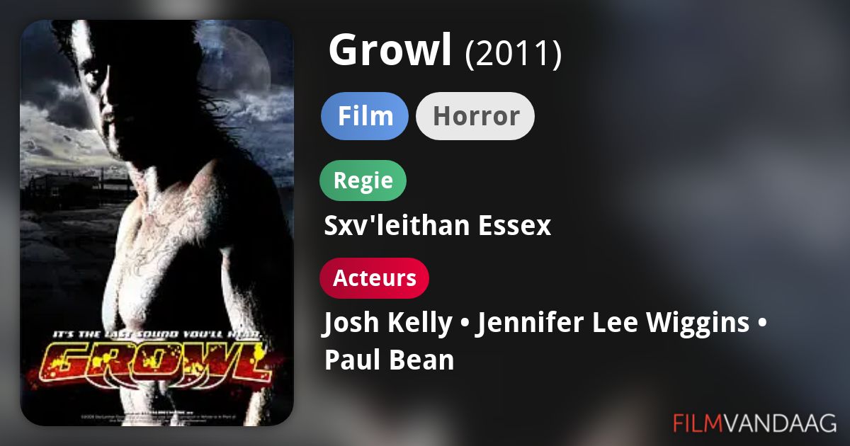 Growl (film, 2011) - FilmVandaag.nl