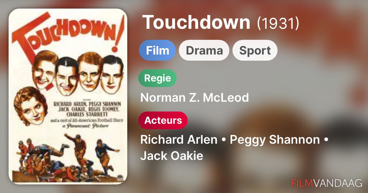 Touchdown (film, 1931) - FilmVandaag.nl