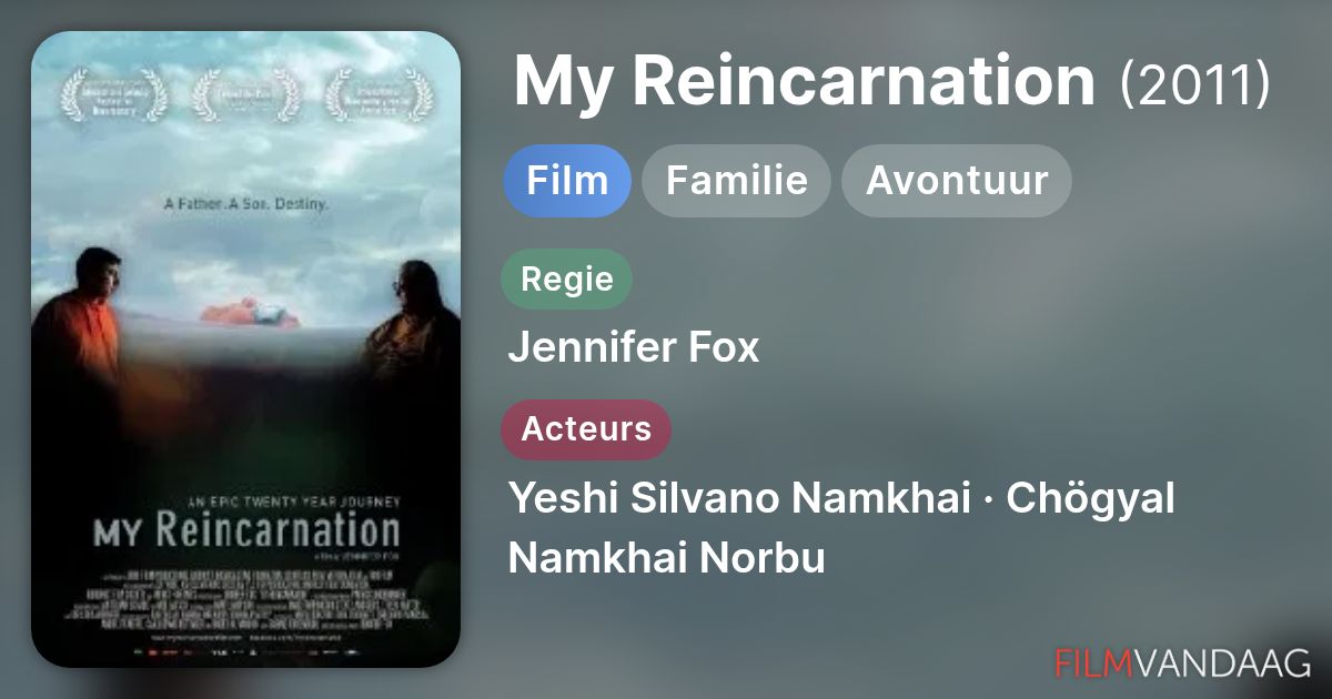 My Reincarnation (film, 2011) - FilmVandaag.nl