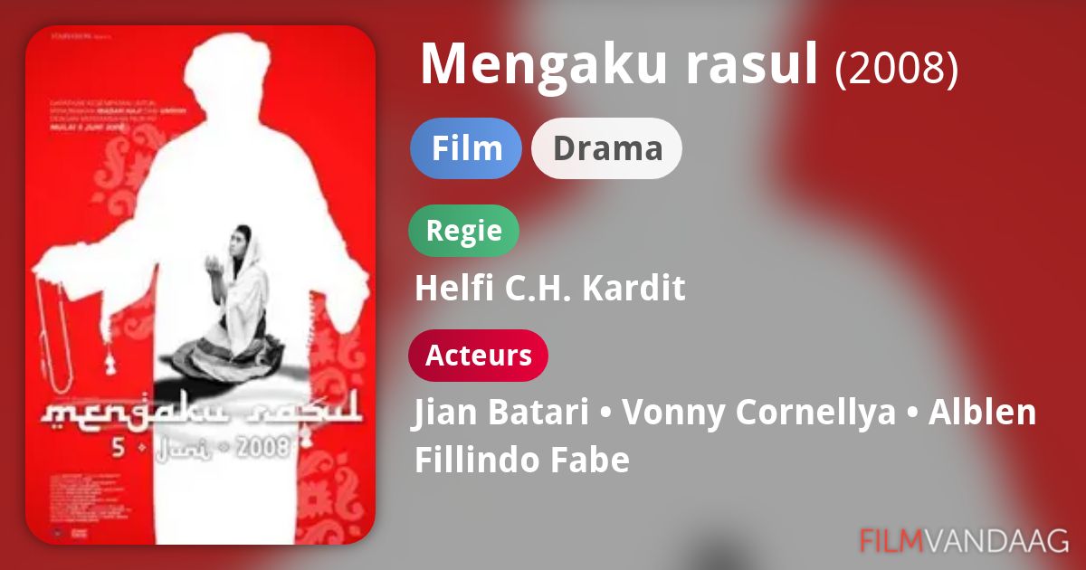 Mengaku rasul (film, 2008) - FilmVandaag.nl