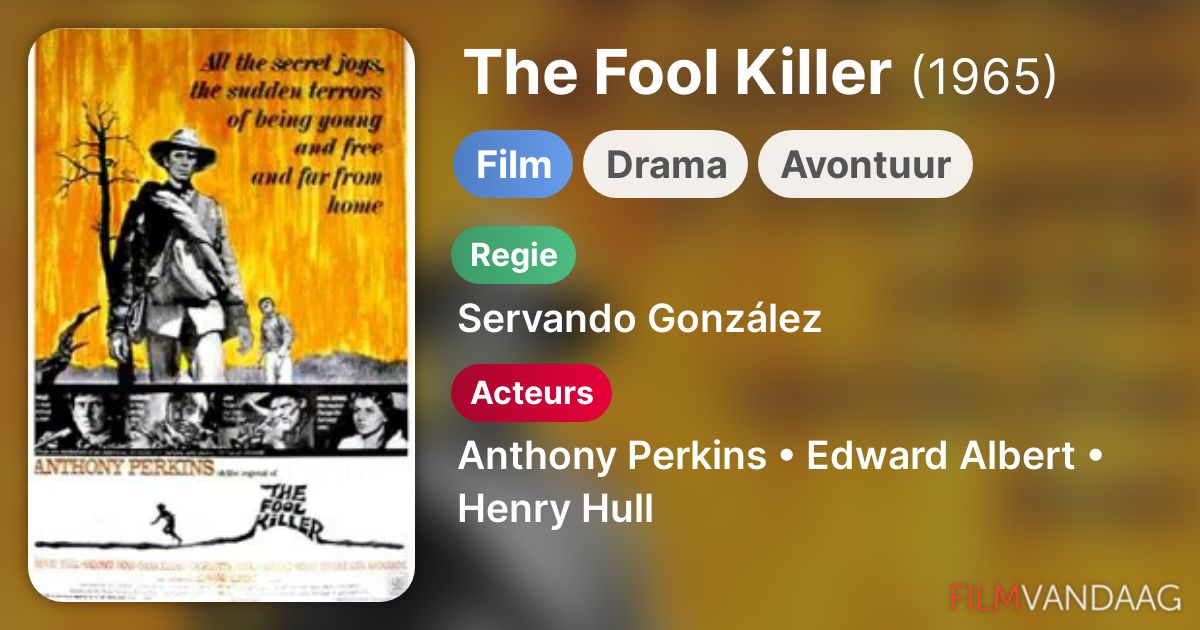 The Fool Killer (film, 1965) - FilmVandaag.nl