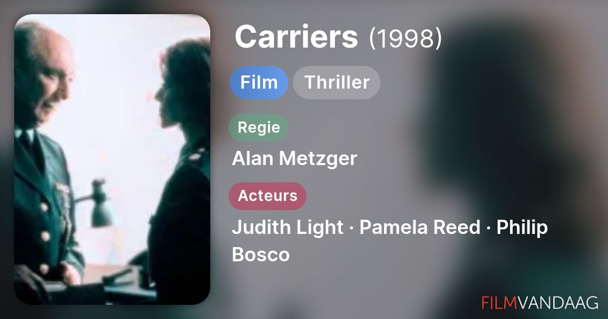 Carriers (film, 1998) - FilmVandaag.nl