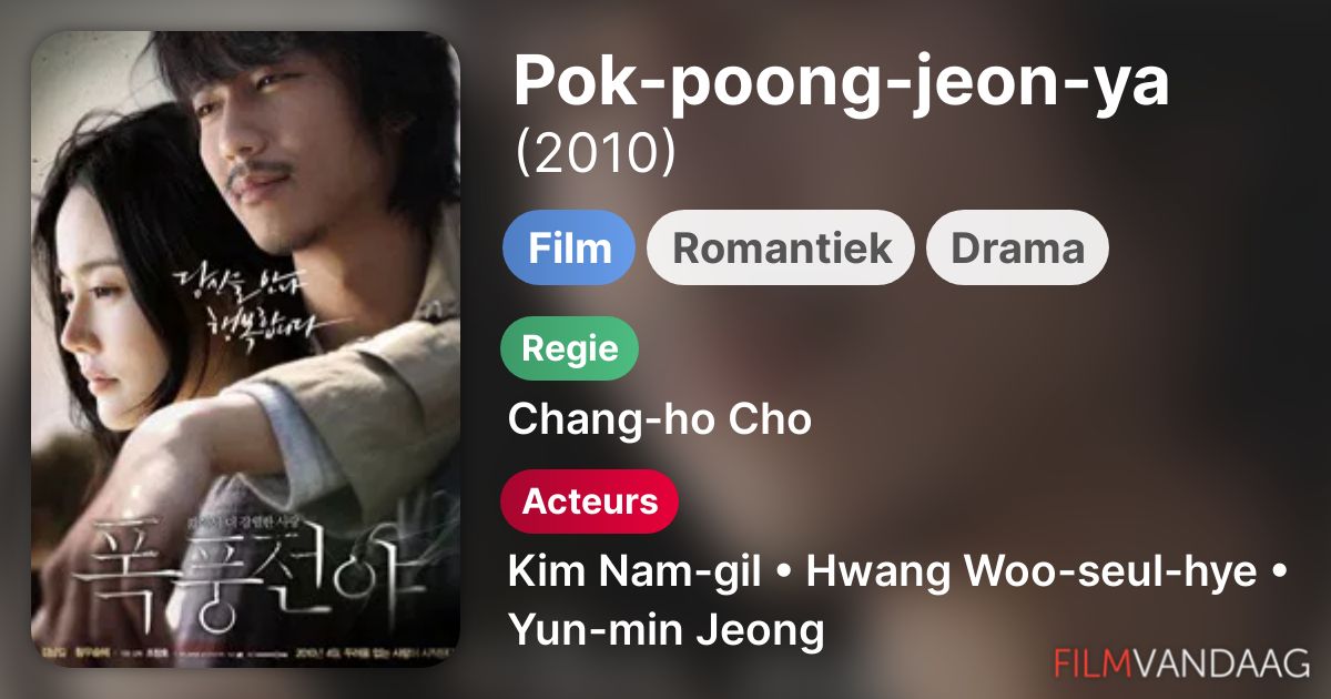 Pok-poong-jeon-ya (film, 2010) - FilmVandaag.nl