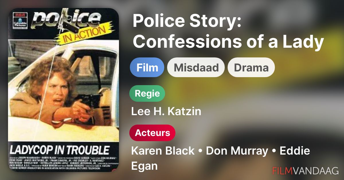 Police Story: Confessions of a Lady Cop (film, 1980) - FilmVandaag.nl