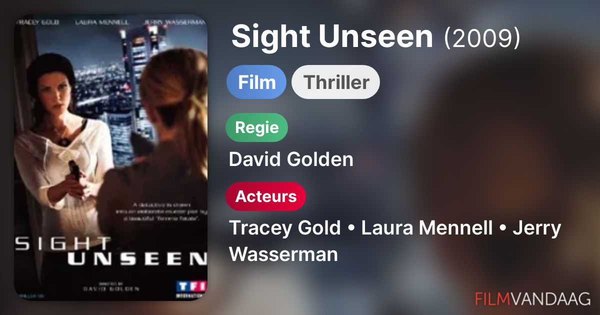 Sight Unseen (film, 2009) - FilmVandaag.nl