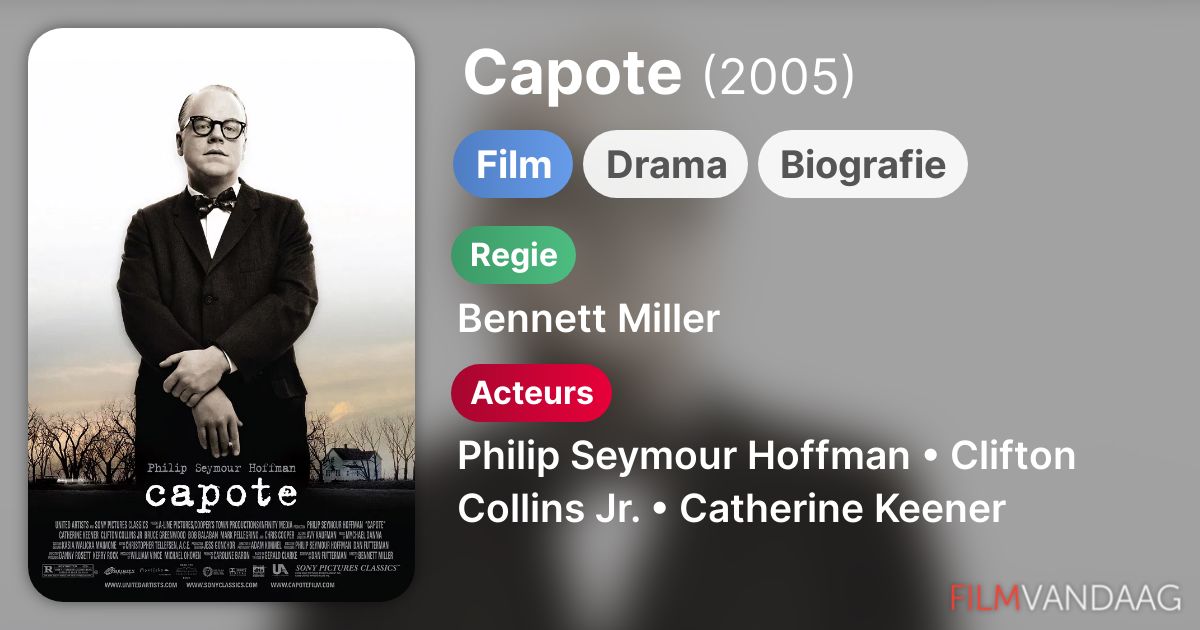 Capote (film, 2005) - FilmVandaag.nl