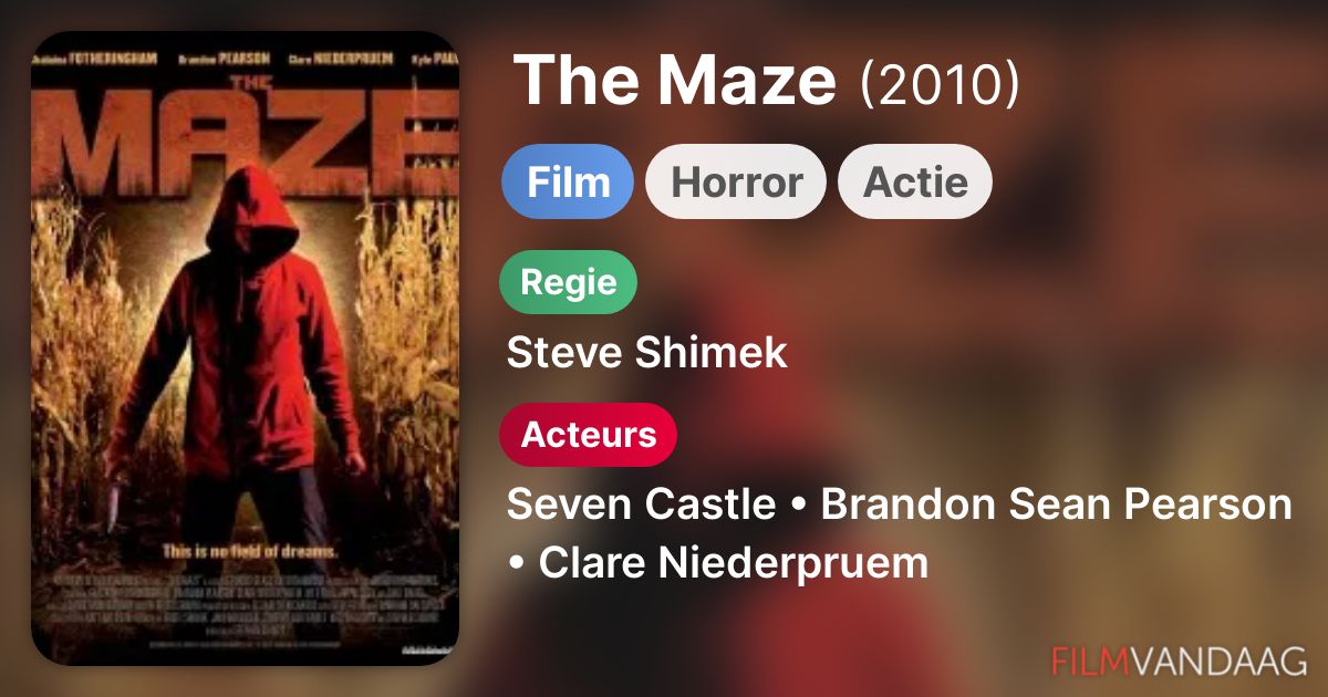 The Maze (film, 2010) - FilmVandaag.nl