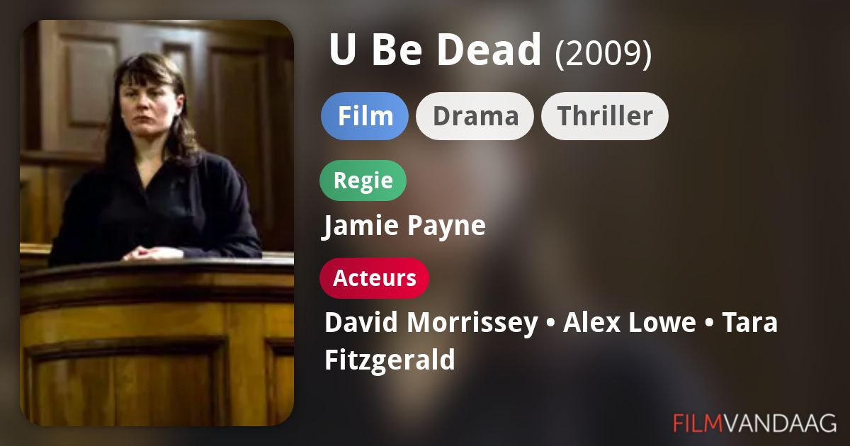 U Be Dead (film, 2009) - FilmVandaag.nl