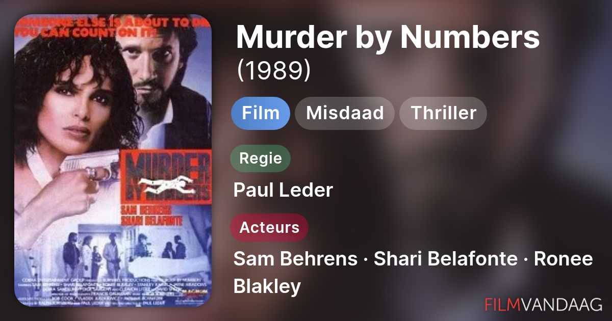 Murder by Numbers (film, 1989) - FilmVandaag.nl