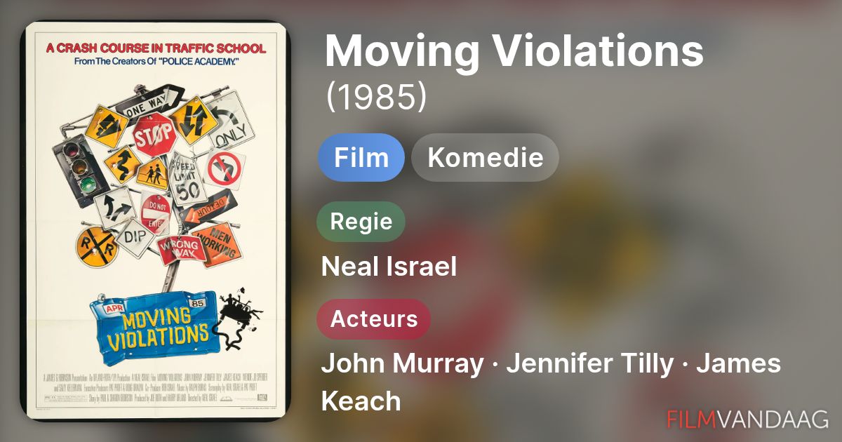 Moving Violations (film, 1985) - FilmVandaag.nl