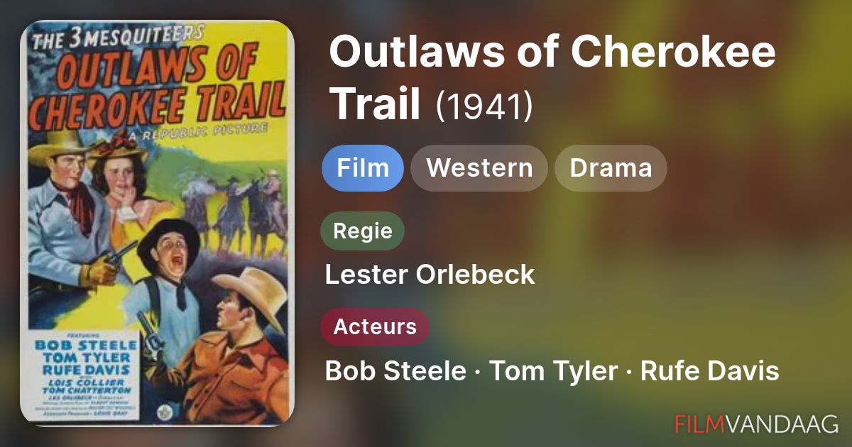 Outlaws of Cherokee Trail (film, 1941) - FilmVandaag.nl