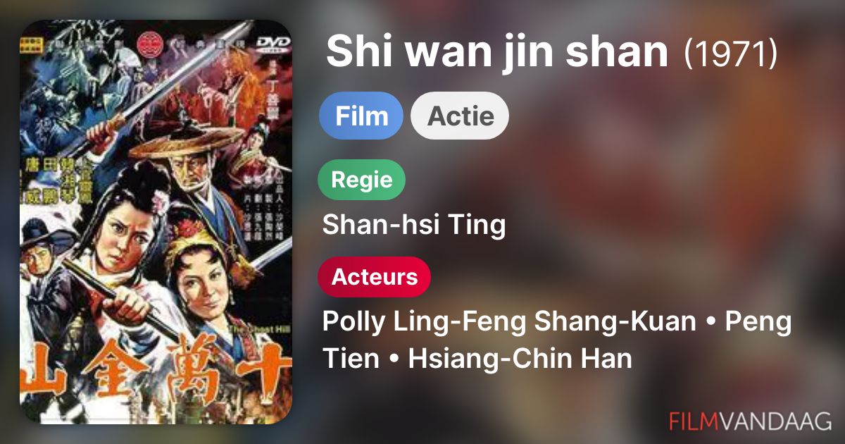 Shi wan jin shan (film, 1971) - FilmVandaag.nl