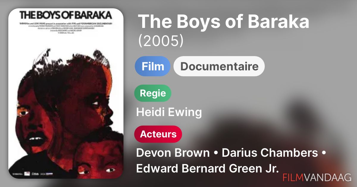 The Boys of Baraka (film, 2005) - FilmVandaag.nl