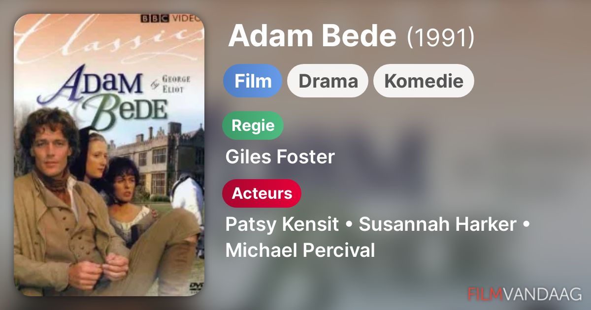 Adam Bede (film, 1991) - FilmVandaag.nl