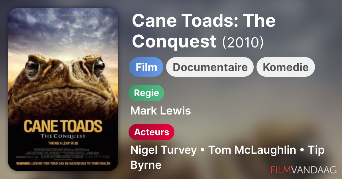 Cane Toads: The Conquest (film, 2010) - FilmVandaag.nl
