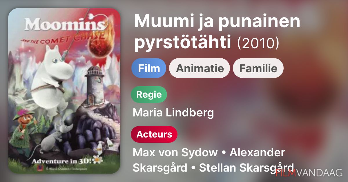 Muumi ja punainen pyrstötähti (film, 2010) - FilmVandaag.nl