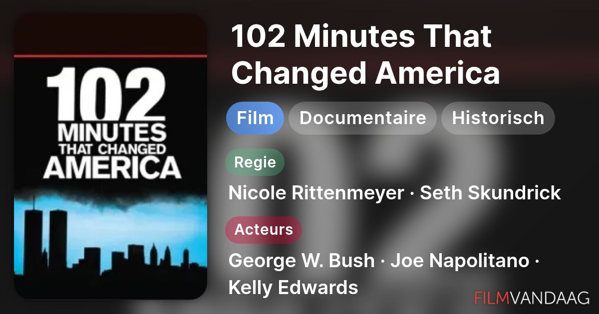 102 Minutes That Changed America (film, 2008) - FilmVandaag.nl