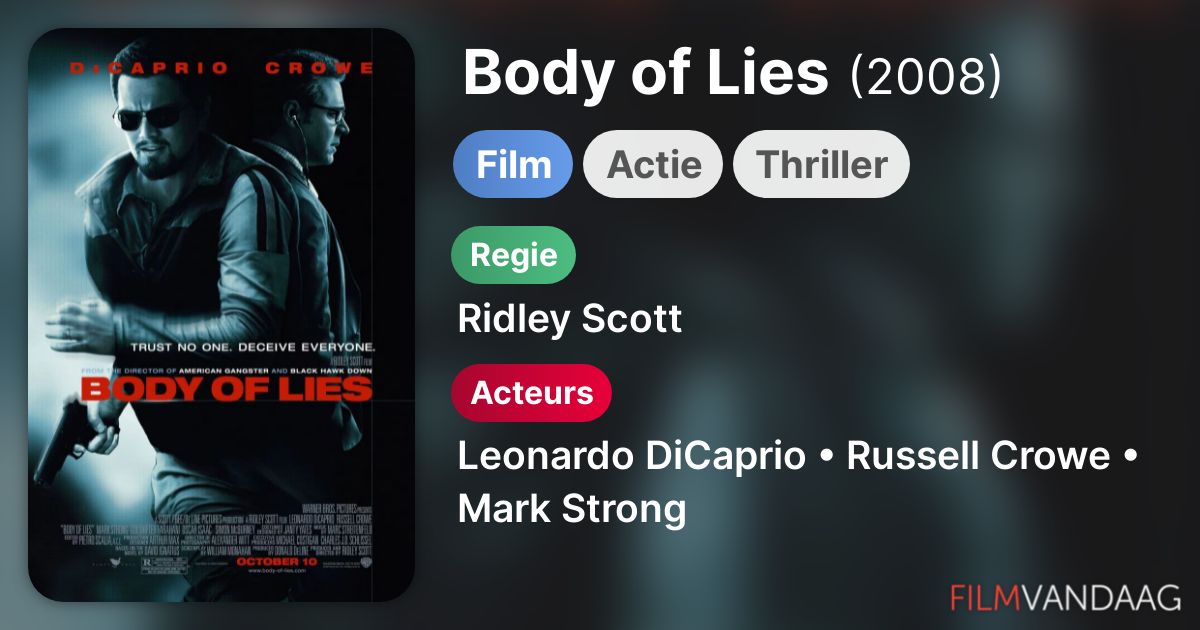 Body of Lies (film, 2008) - FilmVandaag.nl