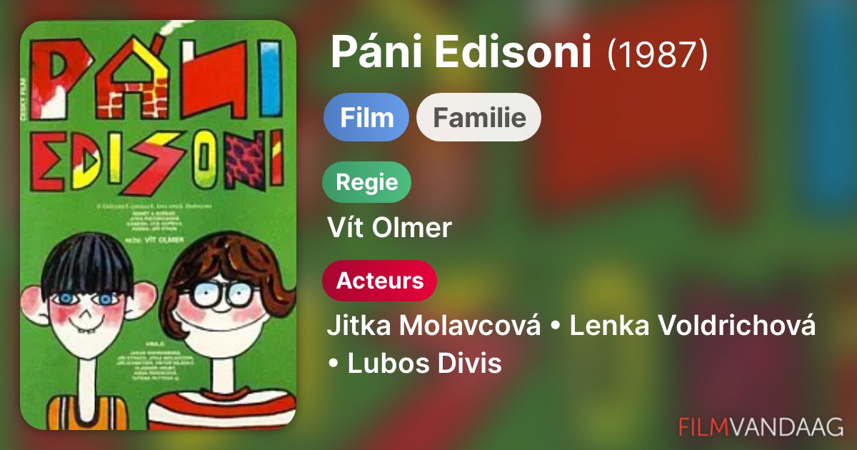 Páni Edisoni (film, 1987) Nu Online Kijken - FilmVandaag.nl