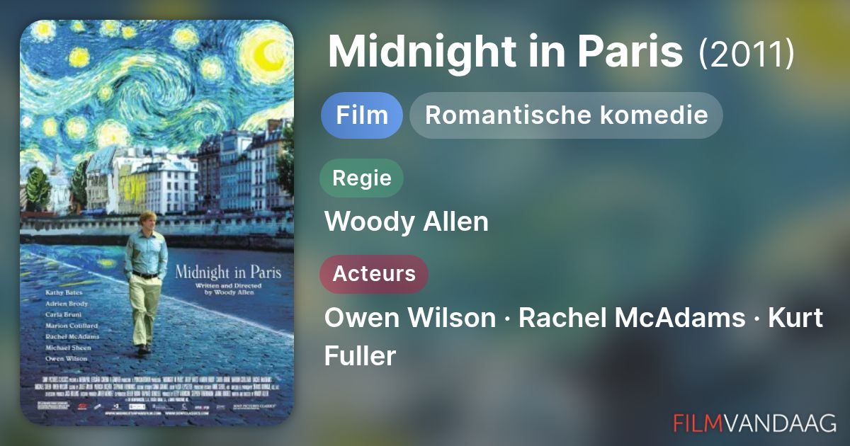 Midnight in Paris (film, 2011) - FilmVandaag.nl