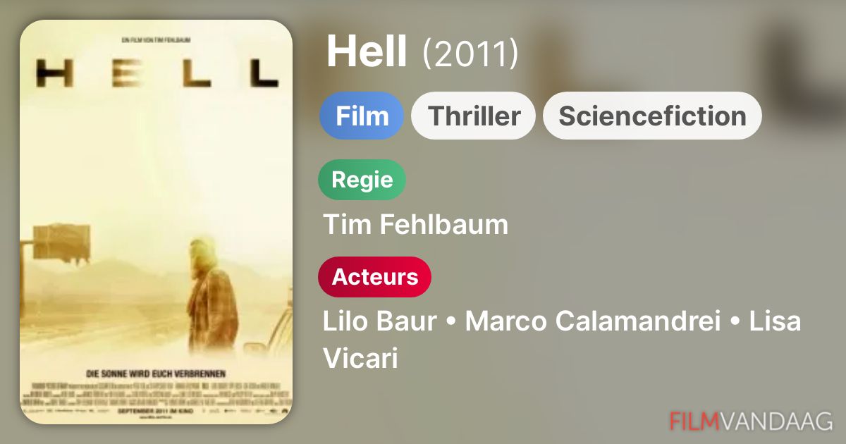 Hell (film, 2011) - FilmVandaag.nl
