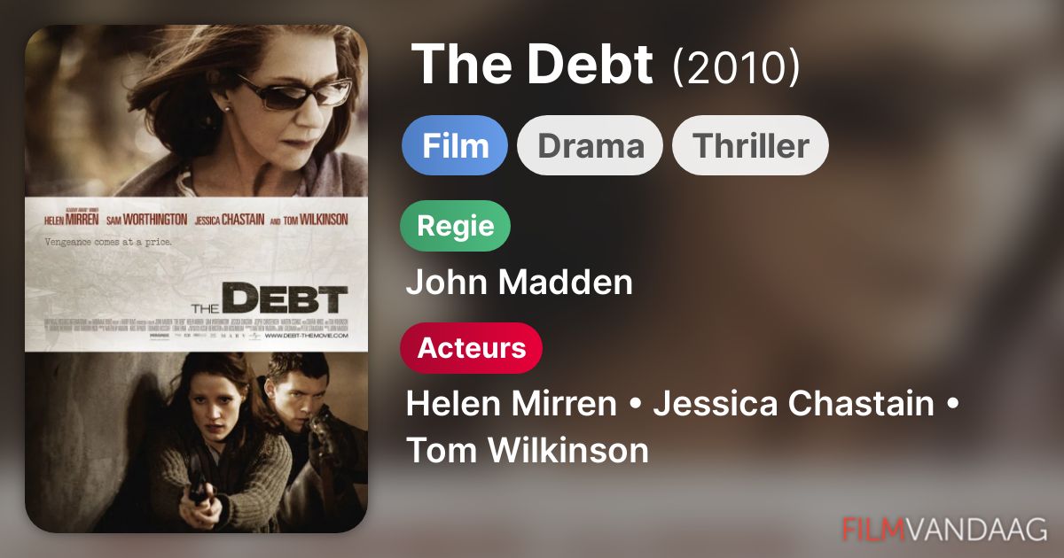 The Debt (film, 2010) - FilmVandaag.nl