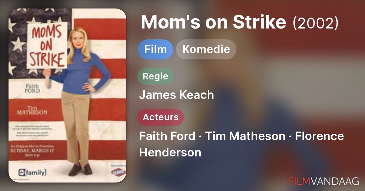 Mom's on Strike (film, 2002) - FilmVandaag.nl