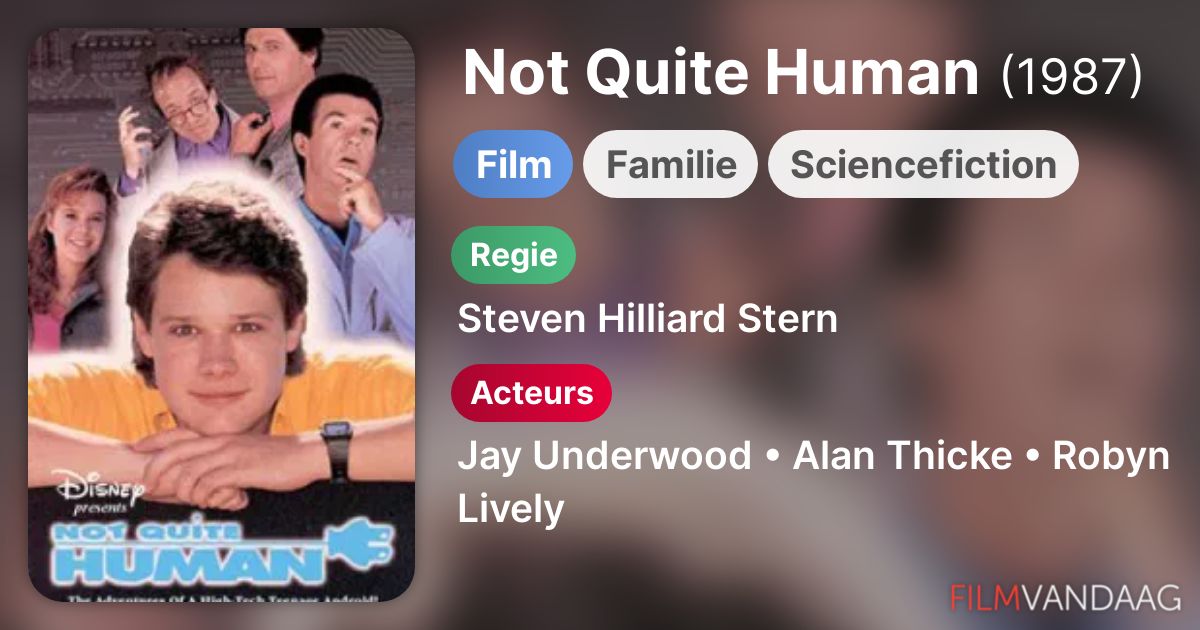 Not Quite Human (film, 1987) - FilmVandaag.nl