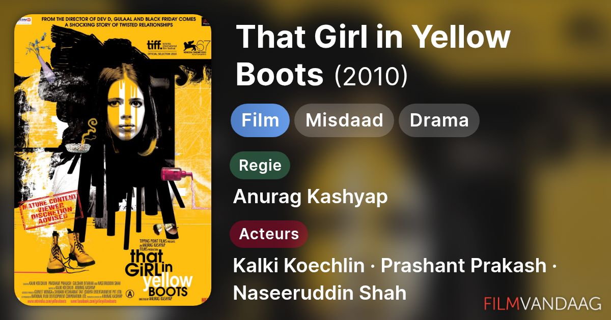 That Girl in Yellow Boots (film, 2010) - FilmVandaag.nl