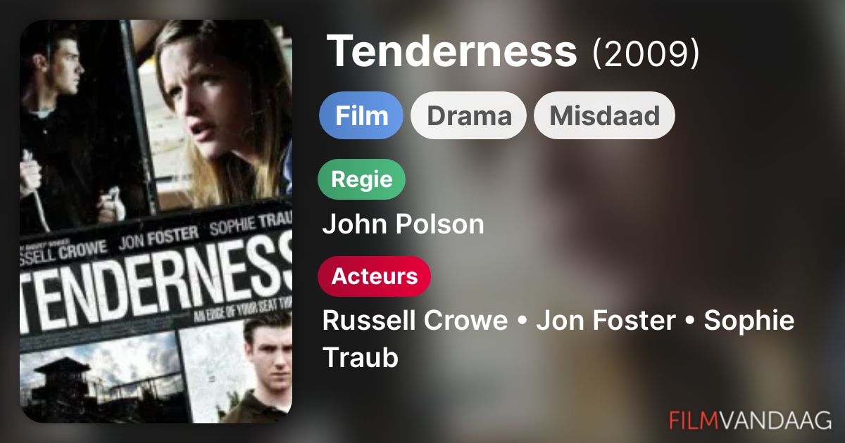 Tenderness (film, 2009) - FilmVandaag.nl