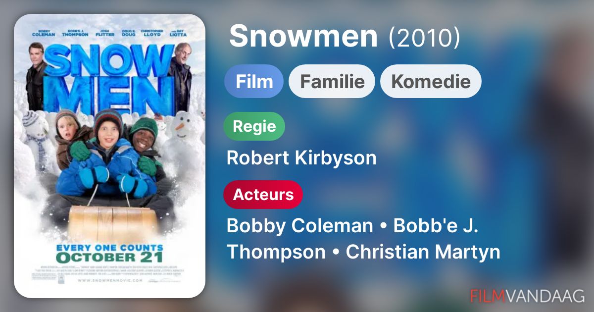 Snowmen (film, 2010) - FilmVandaag.nl