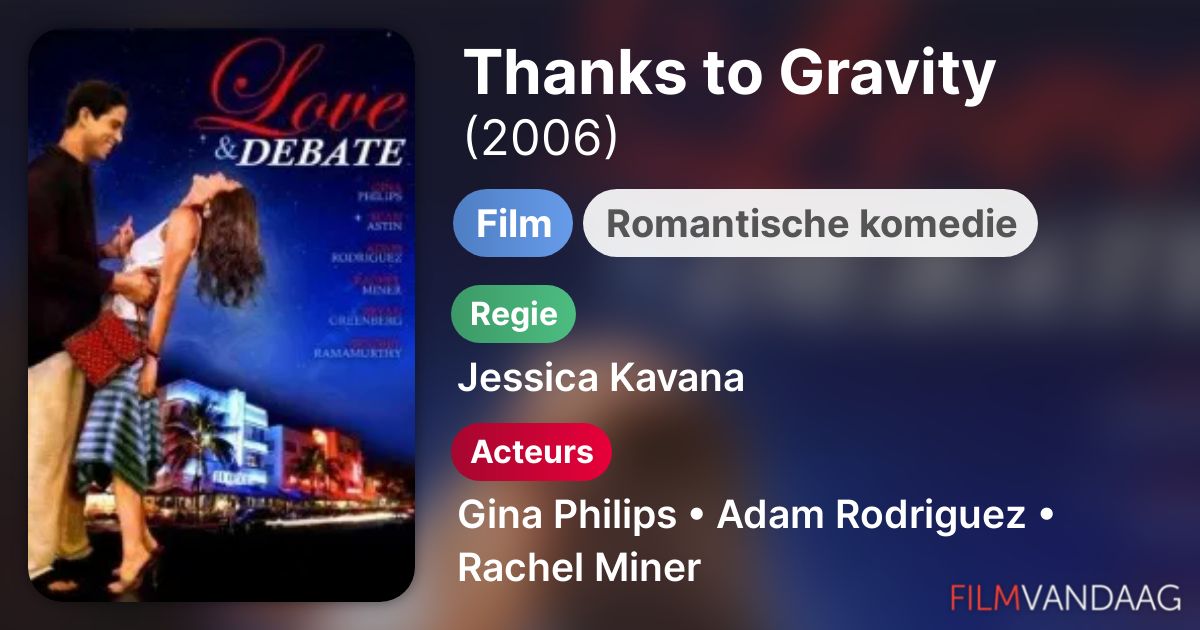 Thanks to Gravity (film, 2006) - FilmVandaag.nl