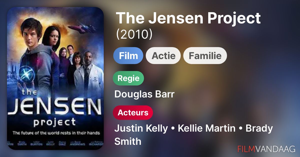 The Jensen Project (film, 2010) - FilmVandaag.nl