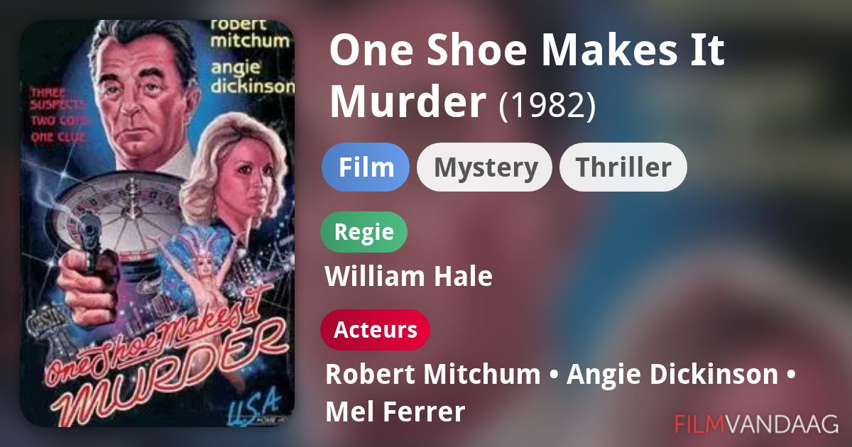 One Shoe Makes It Murder (film, 1982) - FilmVandaag.nl