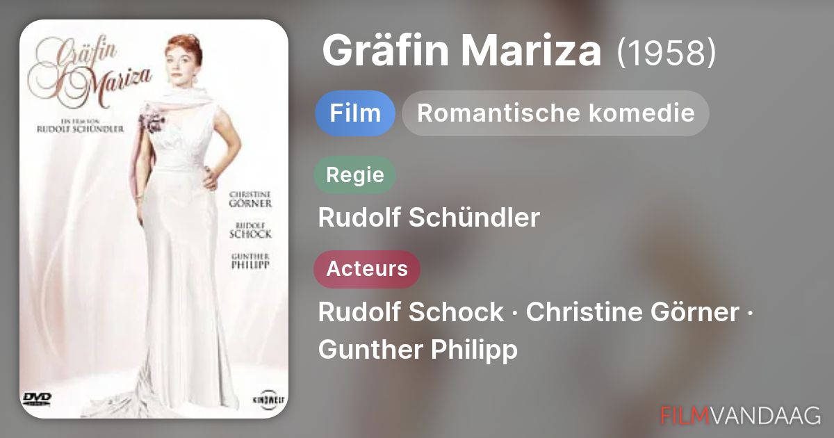 Gräfin Mariza (film, 1958) - FilmVandaag.nl