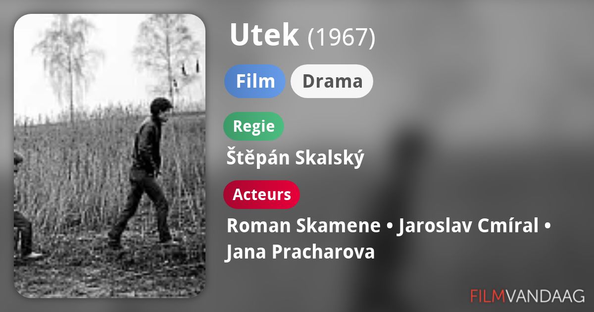 Utek (film, 1967) - FilmVandaag.nl