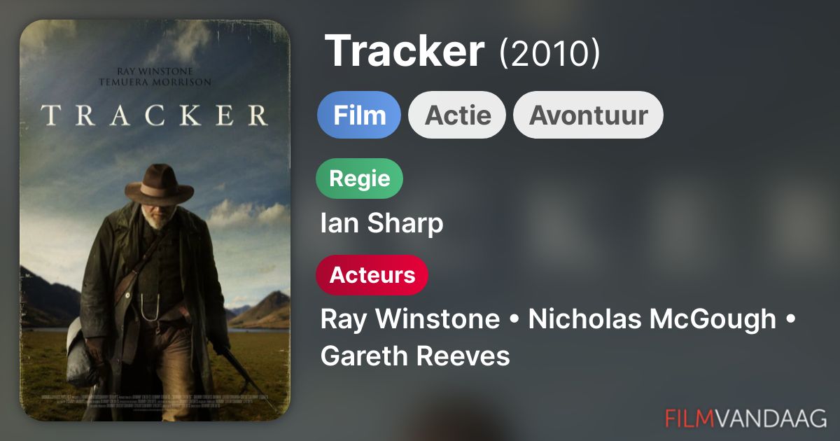 Tracker (film, 2010) - FilmVandaag.nl