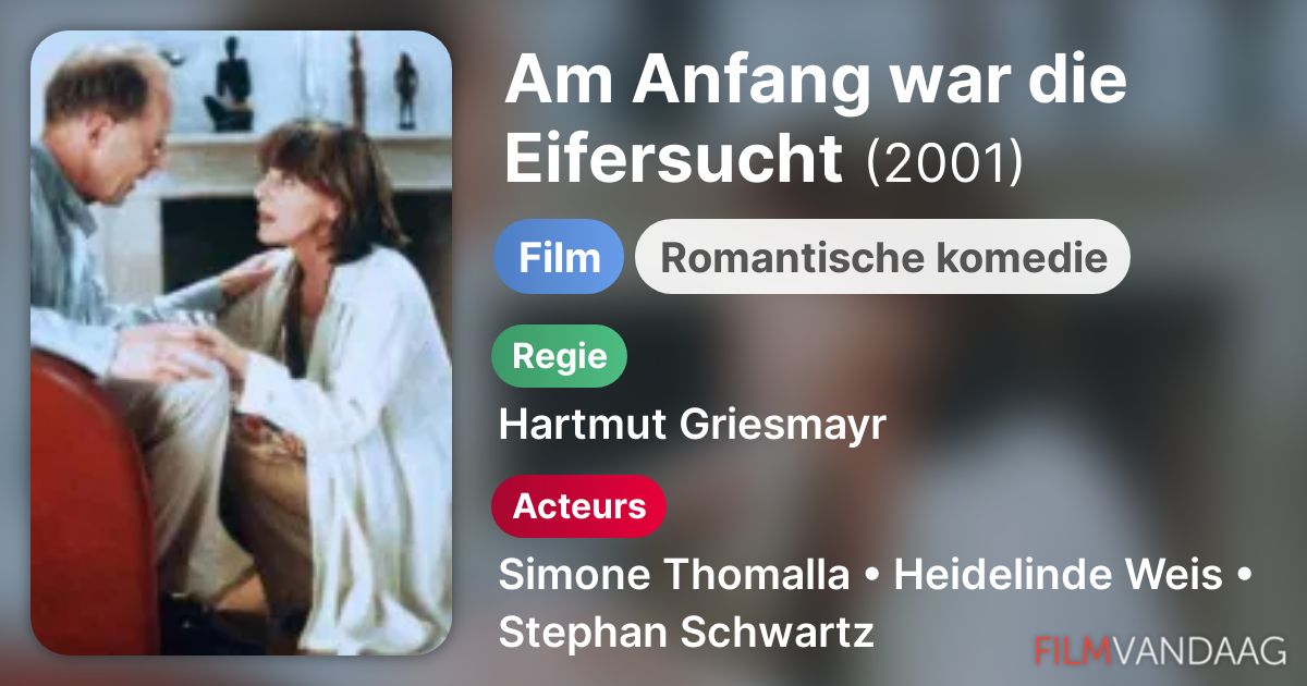 Am Anfang war die Eifersucht (film, 2001) - FilmVandaag.nl