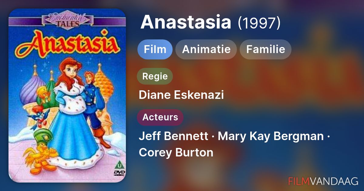 Anastasia (film, 1997) - FilmVandaag.nl