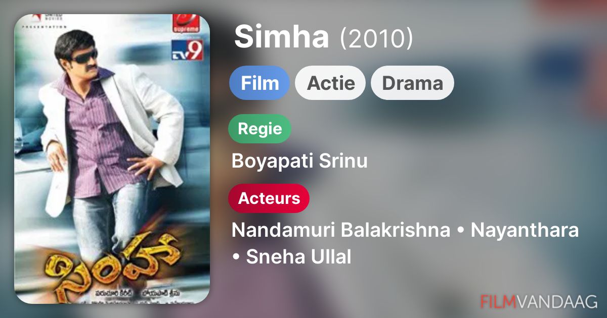 Simha (film, 2010) - FilmVandaag.nl
