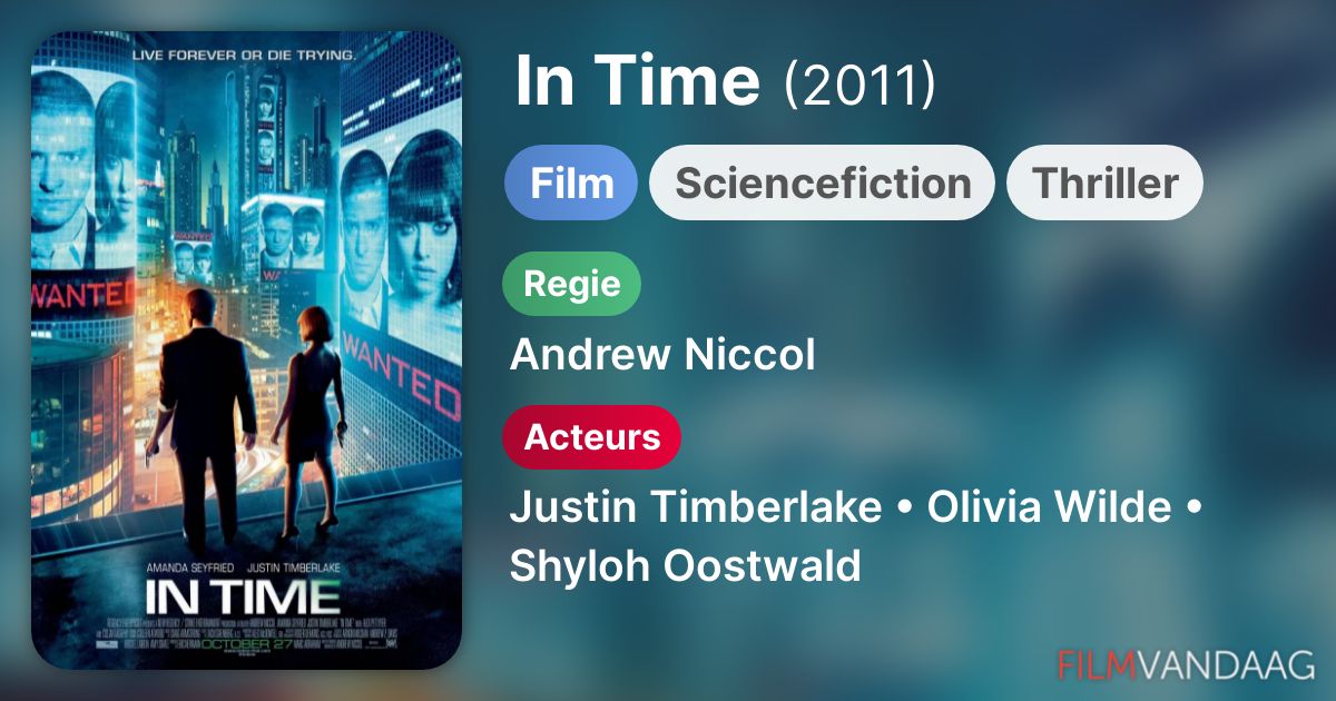 In Time (film, 2011) - FilmVandaag.nl