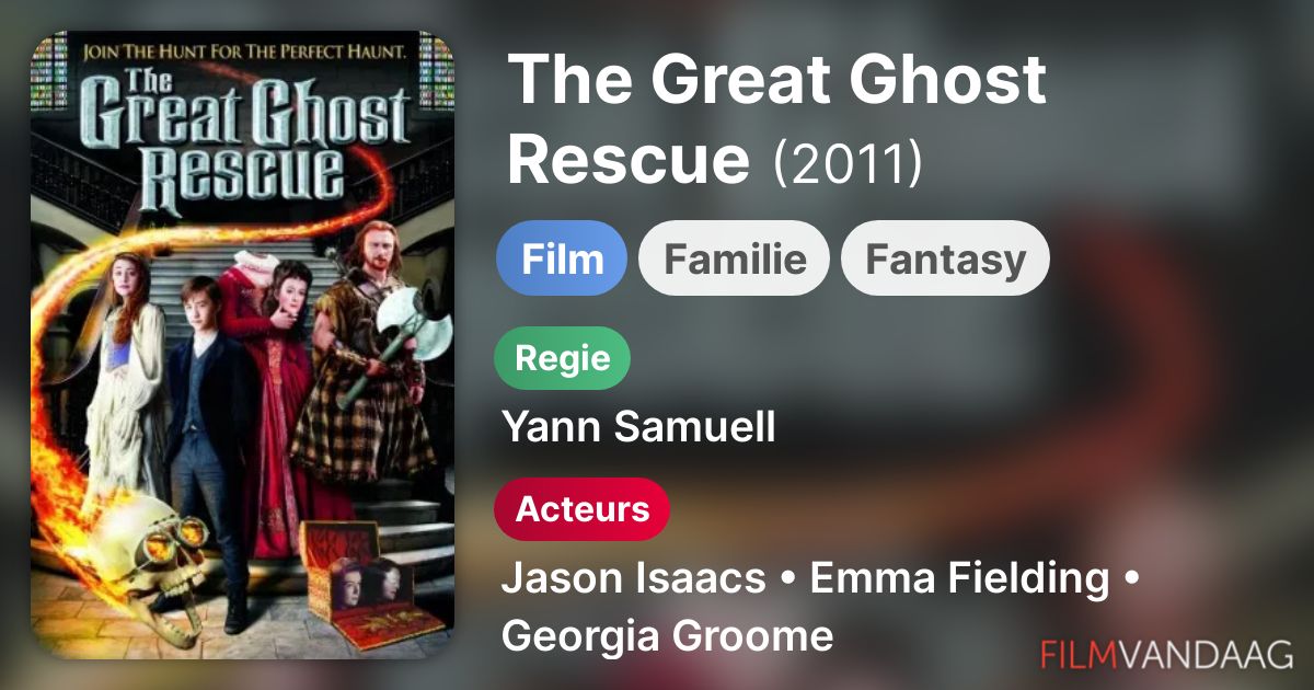 The Great Ghost Rescue (film, 2011) - FilmVandaag.nl