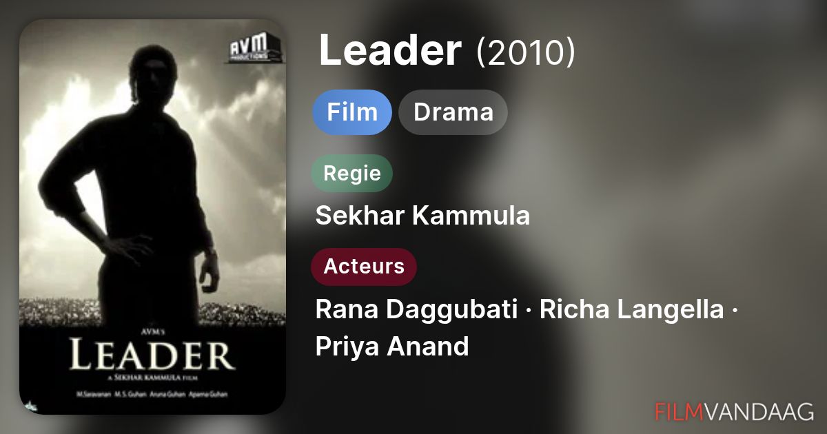 Leader (film, 2010) - FilmVandaag.nl