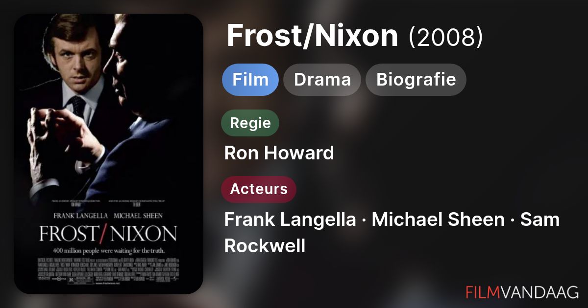 Frost/Nixon (film, 2008) - FilmVandaag.nl
