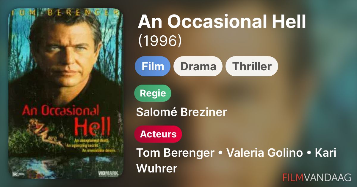 An Occasional Hell (film, 1996) - FilmVandaag.nl
