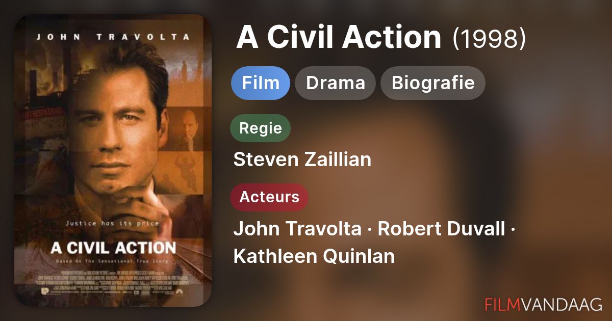 A Civil Action (film, 1998) - FilmVandaag.nl