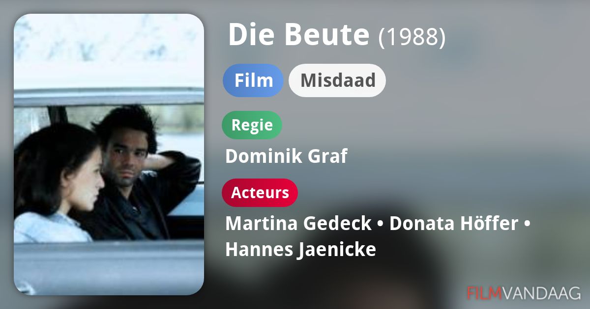 Die Beute (film, 1988) - FilmVandaag.nl