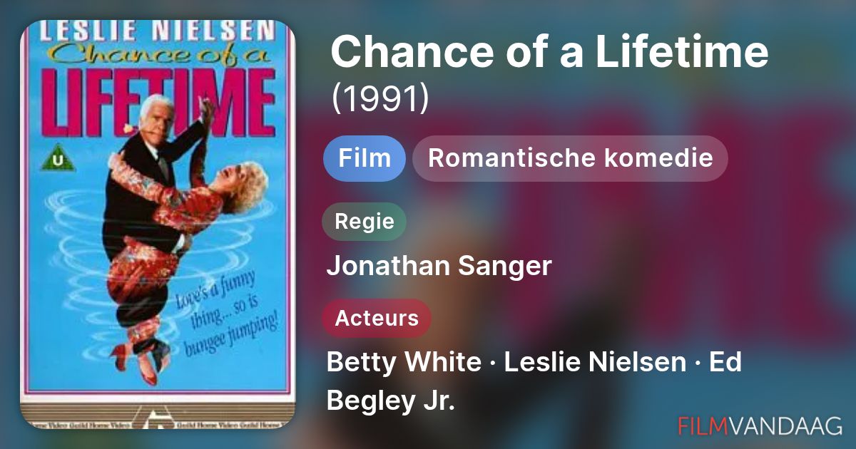 Chance of a Lifetime (film, 1991) - FilmVandaag.nl