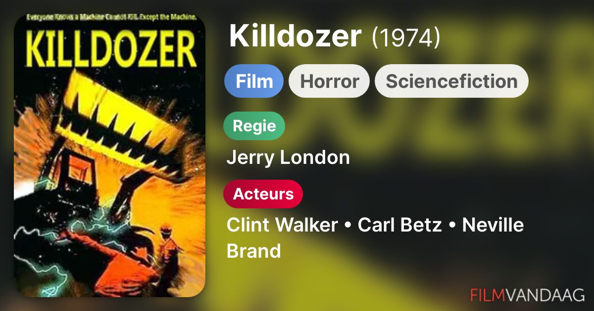 Killdozer (film, 1974) - FilmVandaag.nl